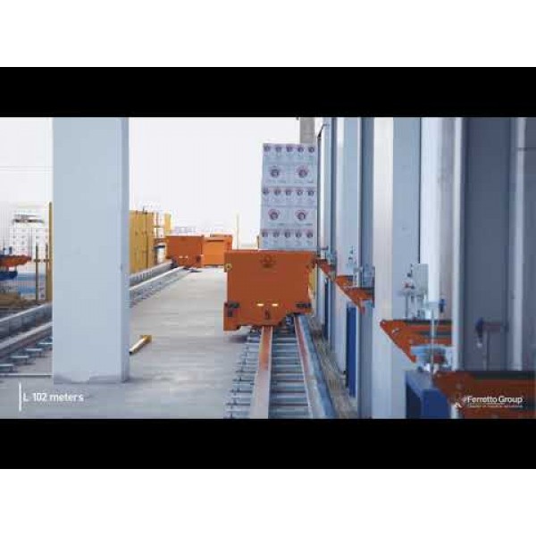 Fast Ring shuttle on monorail in radiofrequency - FERRETTO GROUP